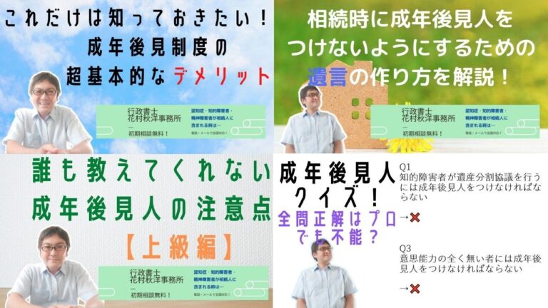 軽度や中程度知的障害者の親なき後対策は「成年後見制度」からいかに離れるかを考える 障害者・認知症相続の行政書士花村事務所